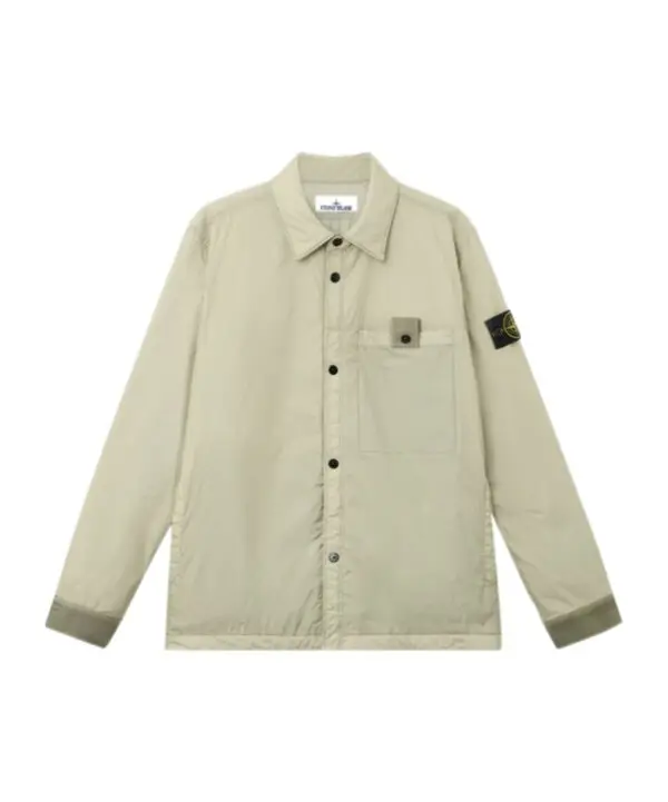 Stone Island Wind-resistant Padded Coach Jacket With Anti-drop Finish