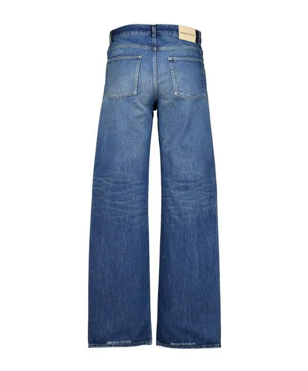Alexander McQueen Button-fastening Faded Jeans