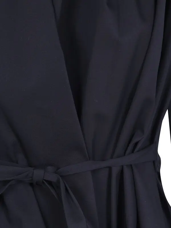 MARIA CALDERARA Draped Shirt With Front Tie
