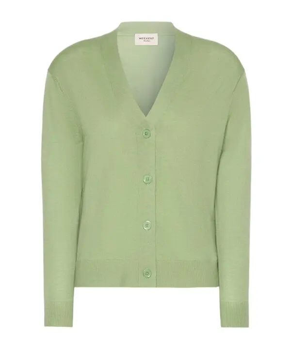 Max Mara Wool-cashmere V-neck Cardigan