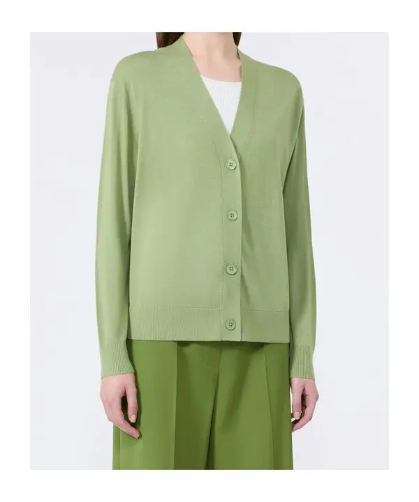 Max Mara Wool-cashmere V-neck Cardigan