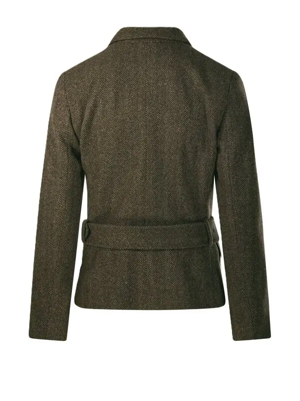 Polo Ralph Lauren Belted Herringbone Blazer
