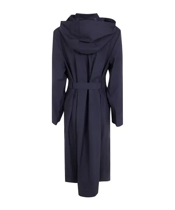 Rains Belted Hooded Coat