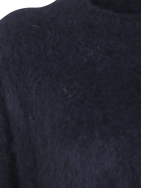UMA WANG Ribbed Frayed-hem Top