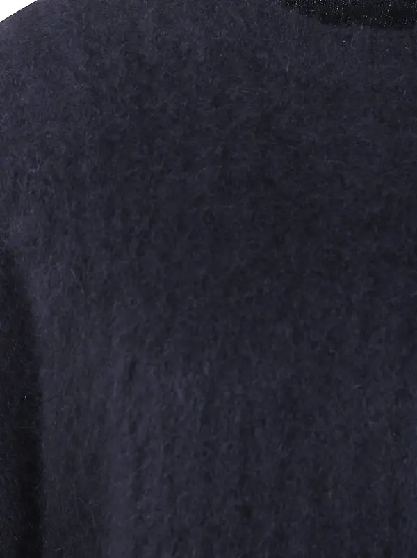 UMA WANG Ribbed Frayed-hem Top