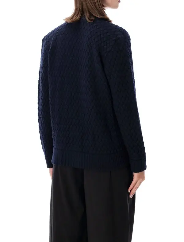 Bottega Veneta Intrecciato Knit Cardigan
