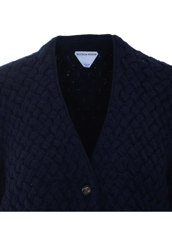 Bottega Veneta Intrecciato Knit Cardigan