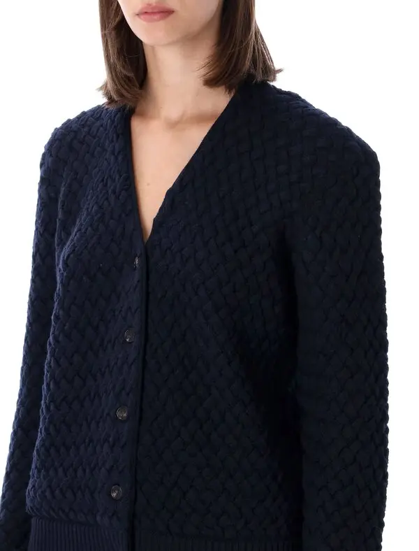 Bottega Veneta Intrecciato Knit Cardigan
