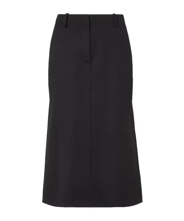 Fendi Belt Loops Midi Skirt