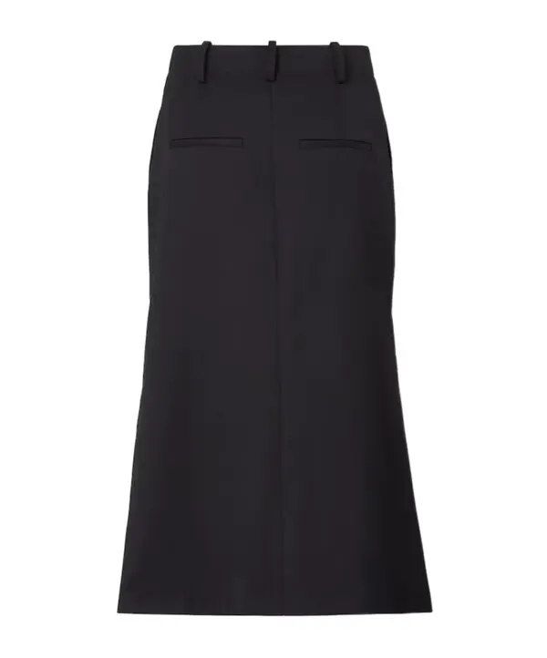 Fendi Belt Loops Midi Skirt