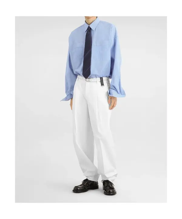 Dolce & Gabbana Cotton Gabardine Tailored Trousers