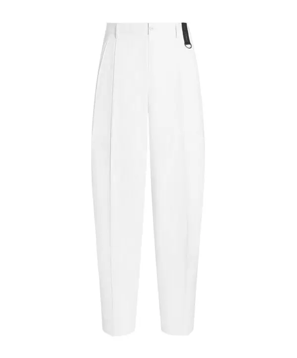 Dolce & Gabbana Cotton Gabardine Tailored Trousers - White