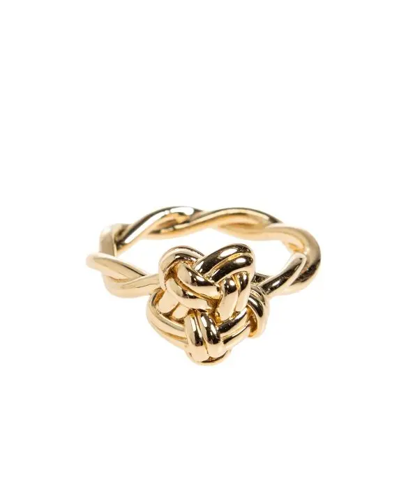 Bottega Veneta Knot-motif Ring - Gold