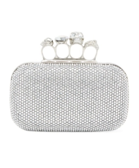 Alexander McQueen Knuckle Clutch In -finish