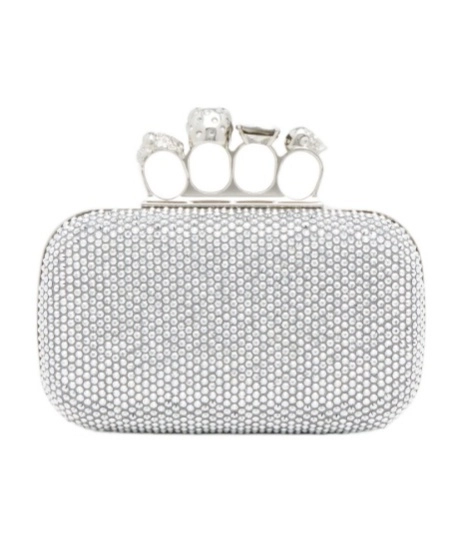 Alexander McQueen Knuckle Clutch In -finish