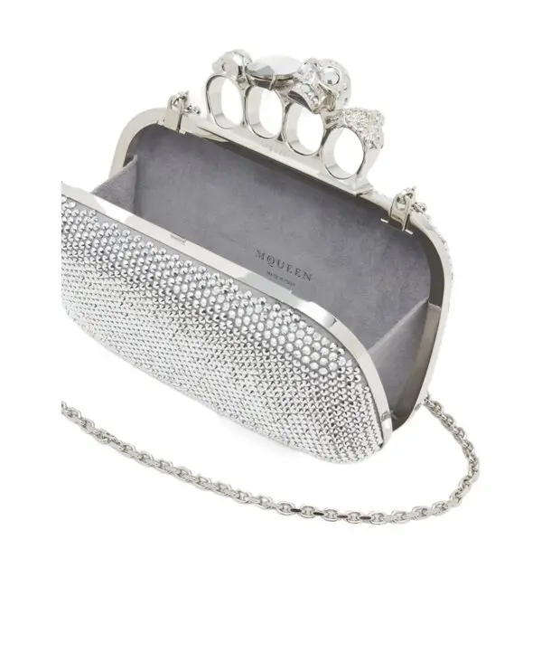 Alexander McQueen Knuckle Clutch In -finish