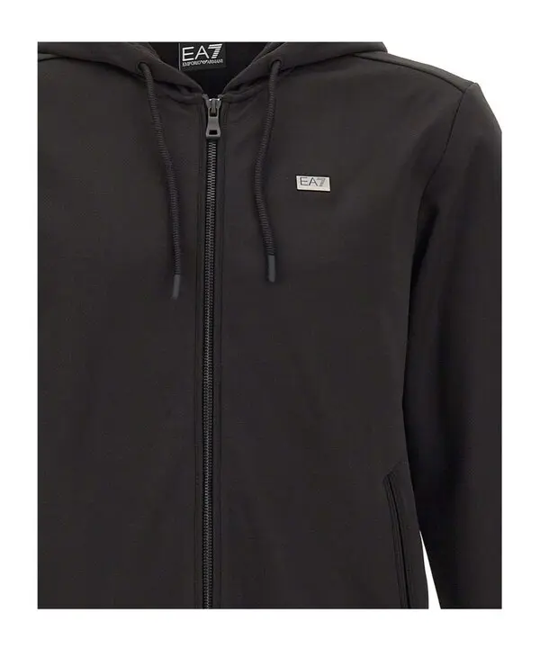 EA7 Zip-up Hooded Sweatshirt
