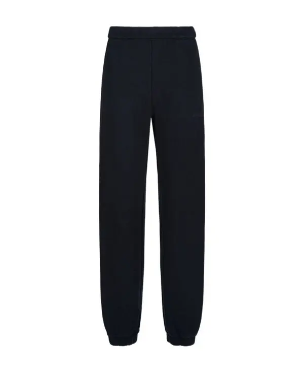 Attico Penny Logo Embossed Long Pants - Black