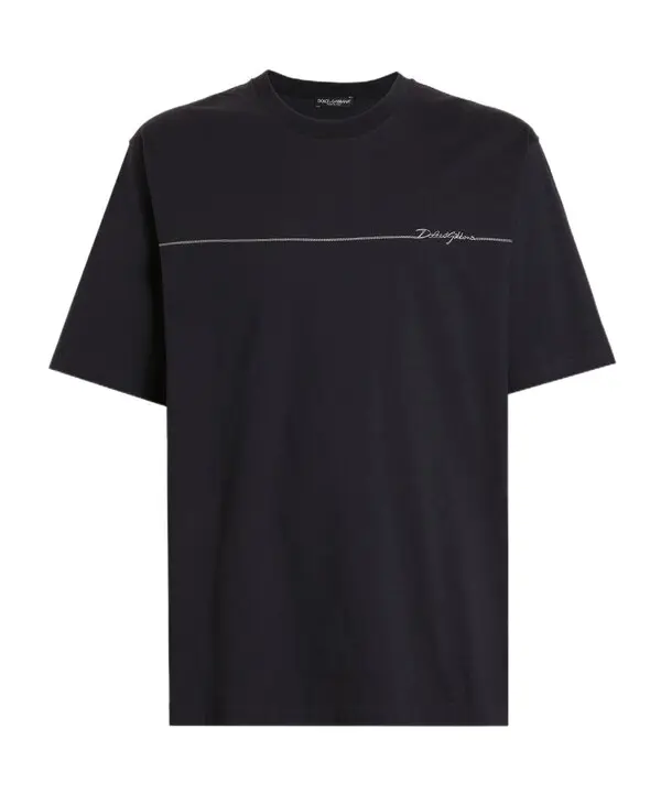 Dolce & Gabbana Cotton T-shirt With Logo