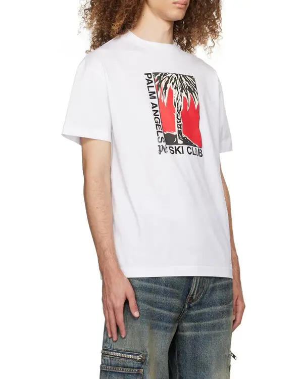 Palm Angels Ski Club Graphic Printed T-shirt