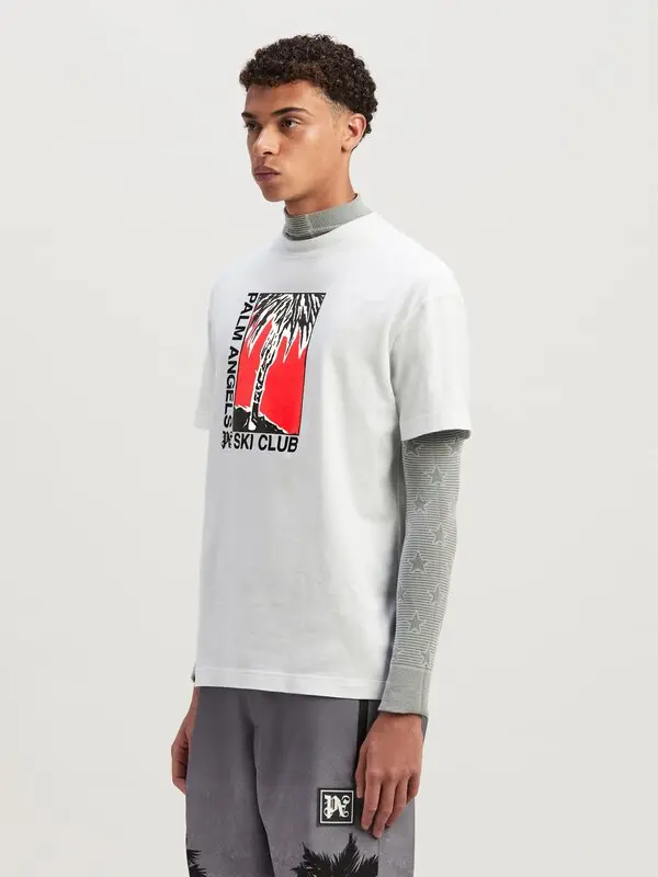 Palm Angels Ski Club Graphic Printed T-shirt