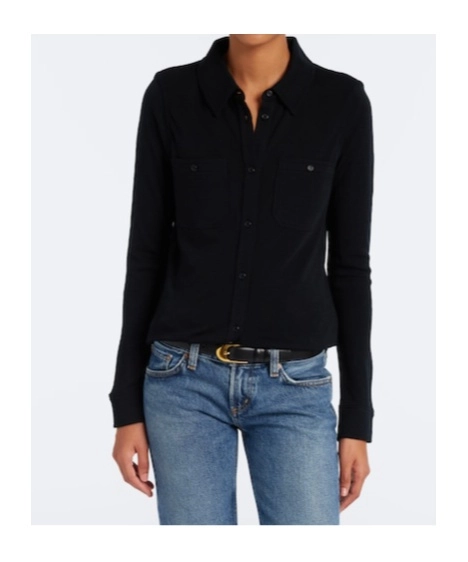 NILI LOTAN Ibra Wool Button-up Shirt