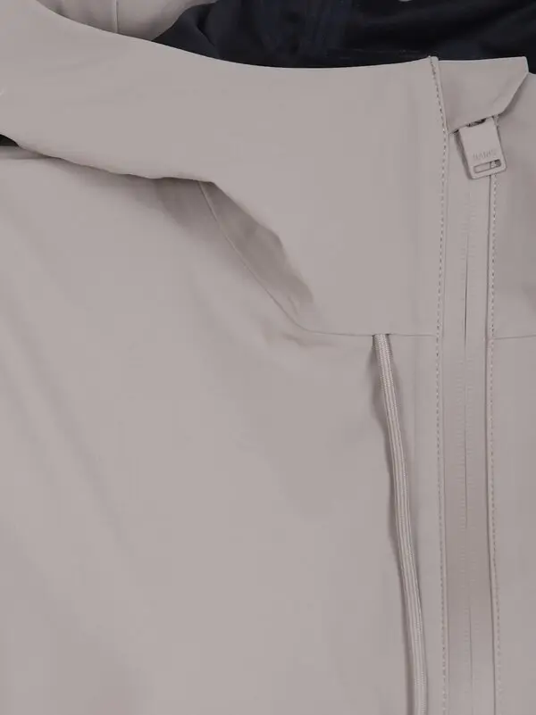 Rains Long Sleeve Hooded Zip-up Jacket