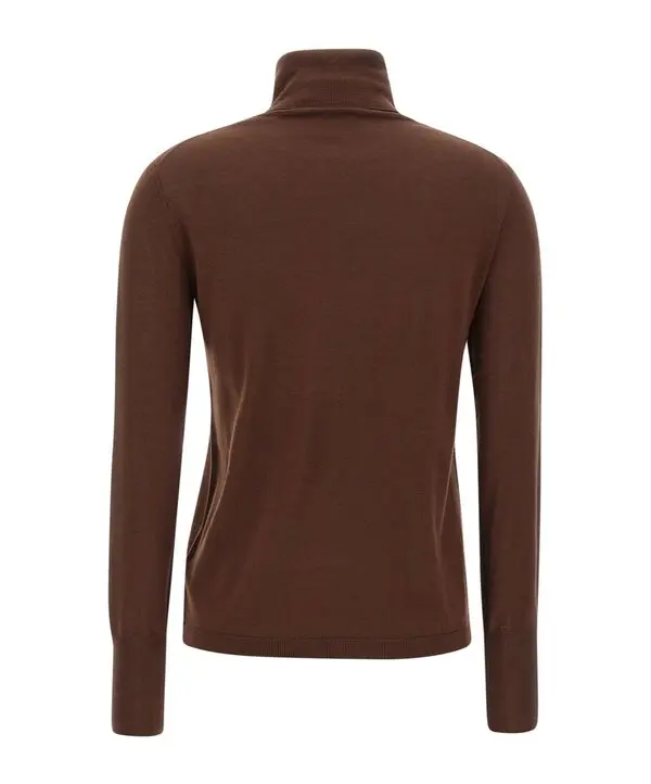 Aspesi Long-sleeved Turtleneck Knit Top