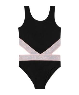Off-White Bookish Logo-trim Swimsuit