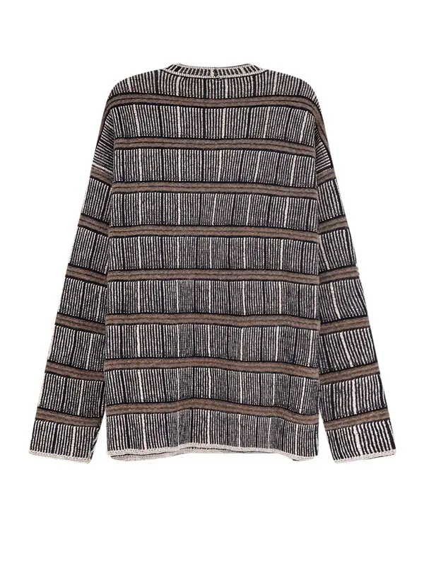 Giorgio Armani Oversized Striped Knitted Sweater
