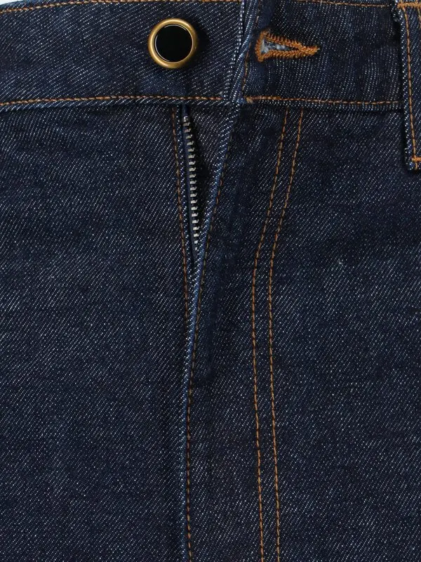 Khaite Embellished Straight-leg Jeans