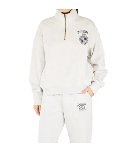 SPORTY  RICH Cotton Logo Sweatshirt