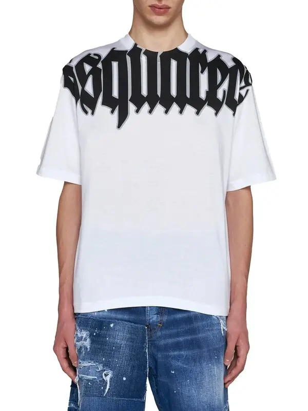 Dsquared2 Logo Printed Crewneck T-shirt
