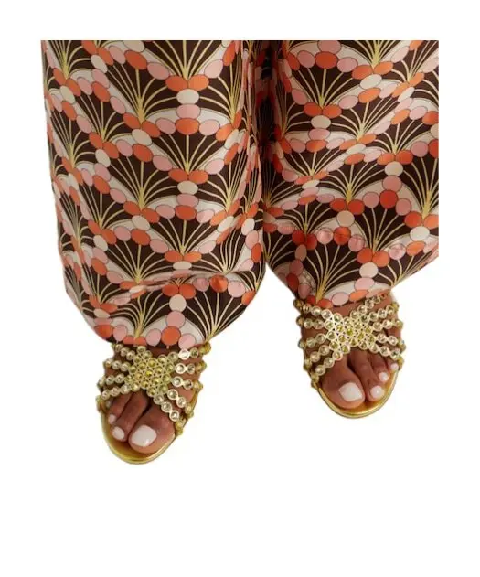 AQUAZZURA Tequila Embellished Leather Sandals