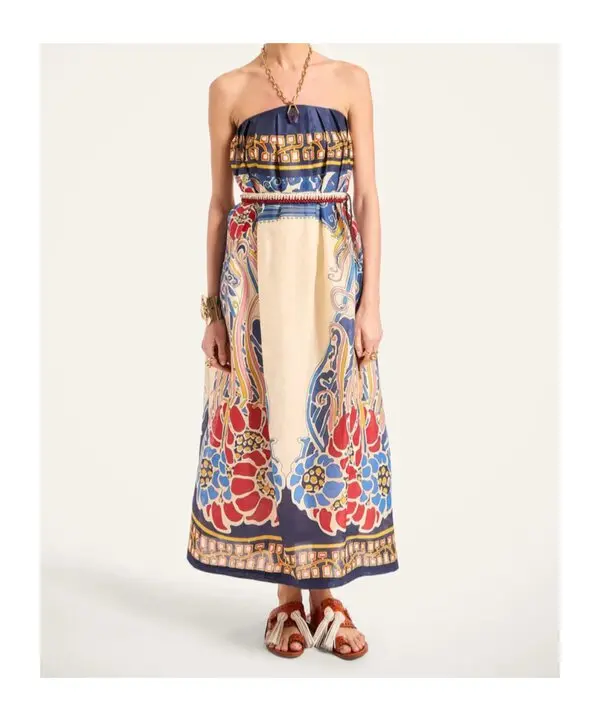 La DoubleJ Filter Strapless Maxi Dress