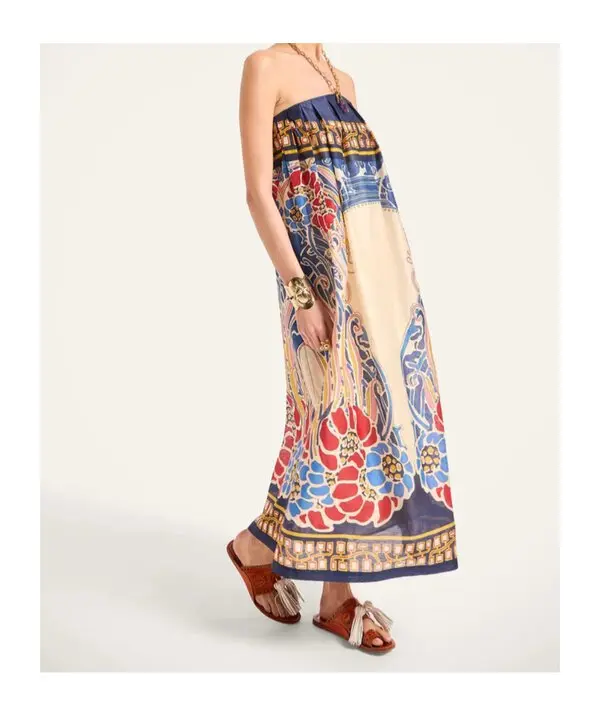 La DoubleJ Filter Strapless Maxi Dress