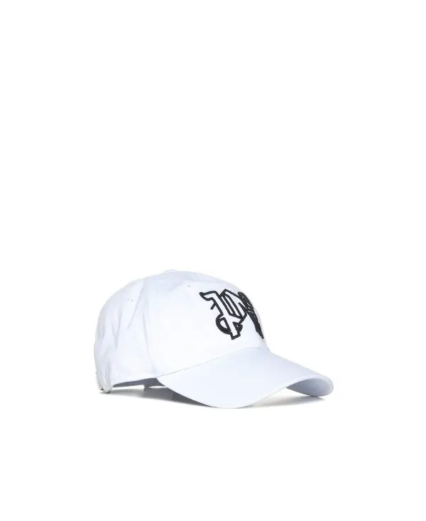 Palm Angels Monogram Embroidered Baseball Cap