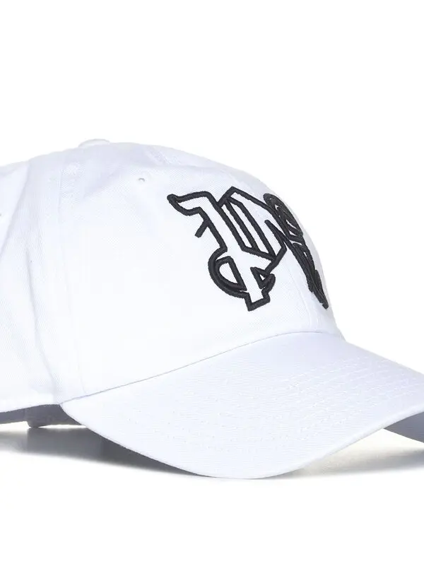 Palm Angels Monogram Embroidered Baseball Cap