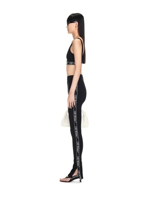 Off-White Straight Hem Cropped Top