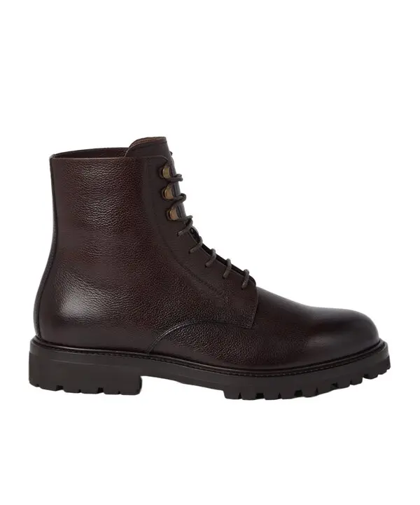Brunello Cucinelli Leather Ankle Boots