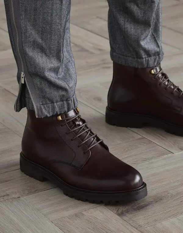 Brunello Cucinelli Leather Ankle Boots
