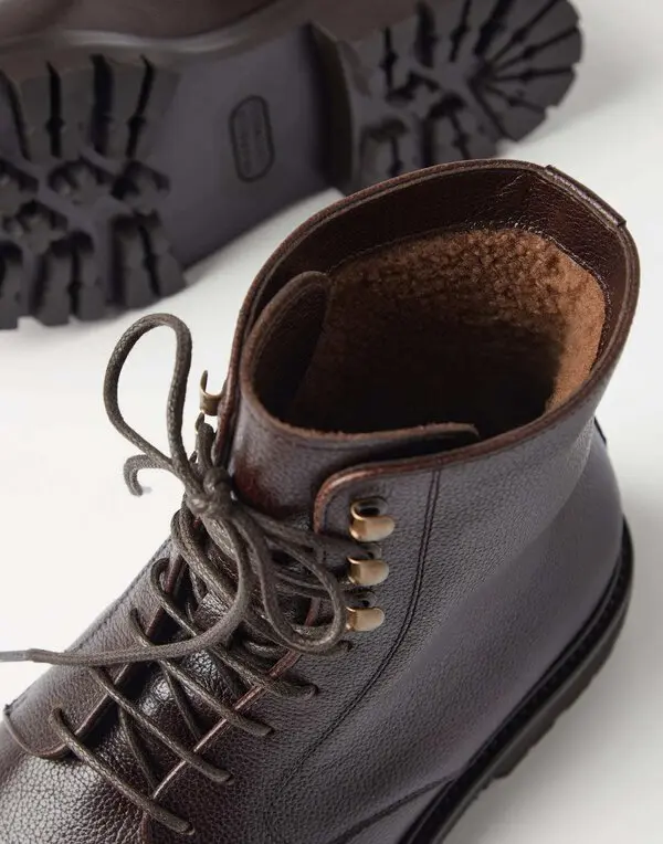 Brunello Cucinelli Leather Ankle Boots