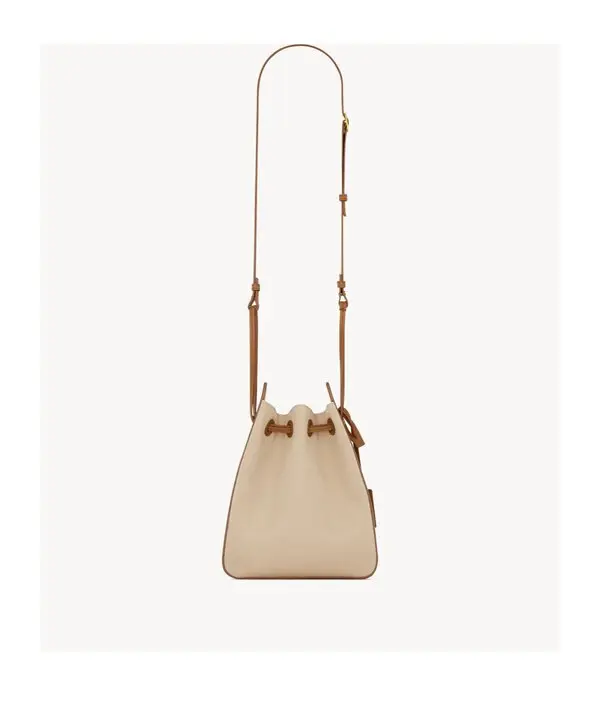Saint Laurent Bucket Bag In Canvas