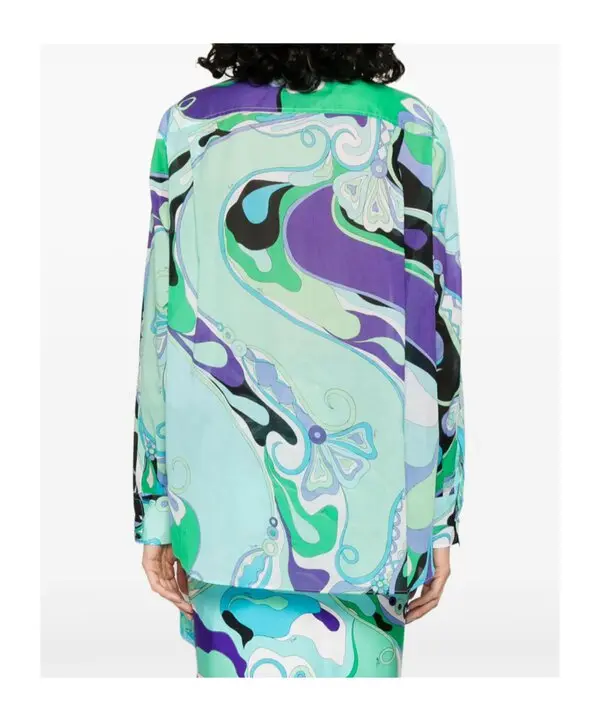 Emilio Pucci Orchid Print Shirt