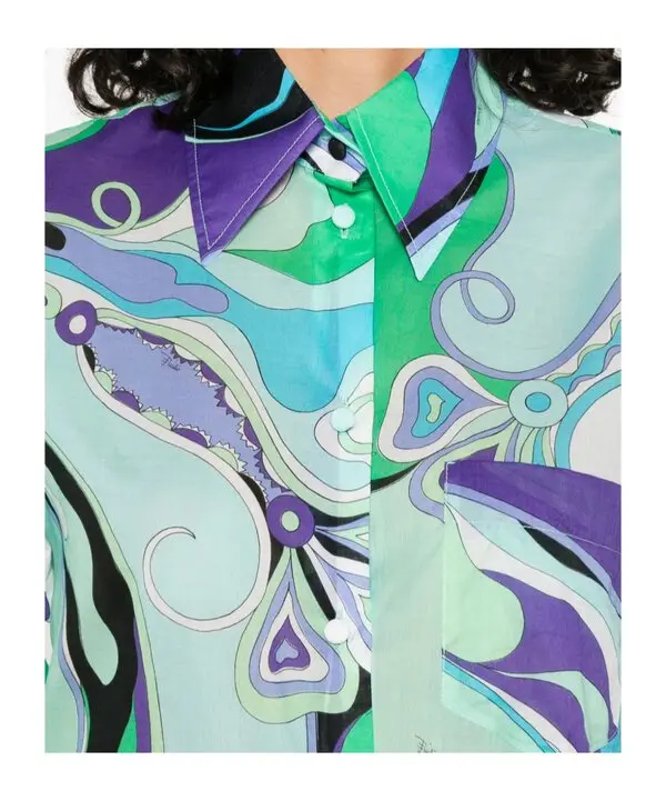 Emilio Pucci Orchid Print Shirt