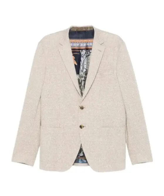 Etro Checked Two-button Blazer