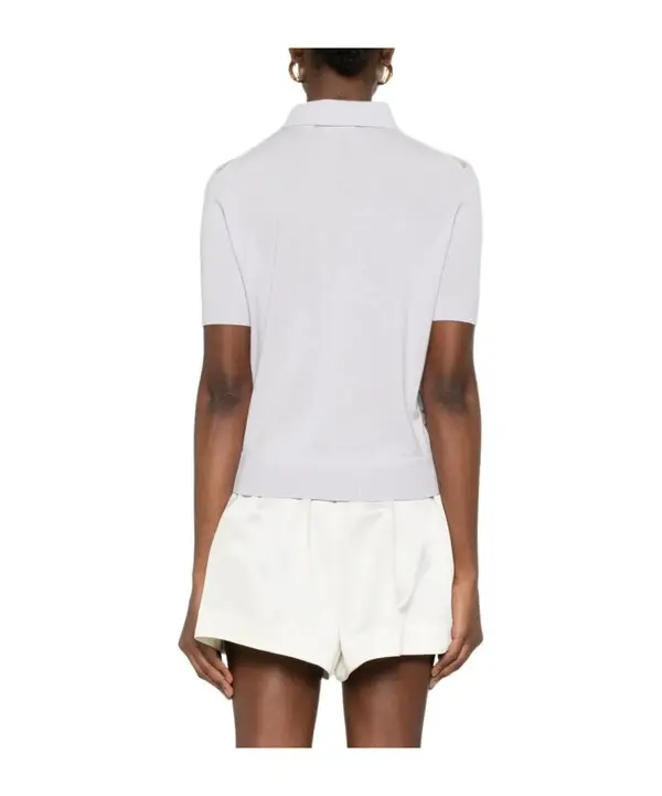 Zimmermann Luna Floral Print Jersey Polo