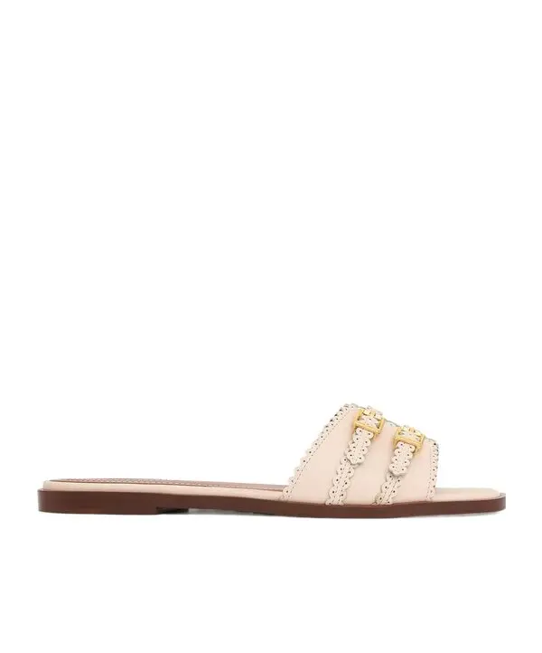 Zimmermann Goldie Flat Sandals