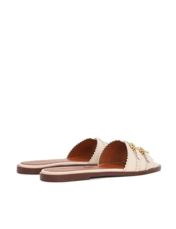 Zimmermann Goldie Flat Sandals