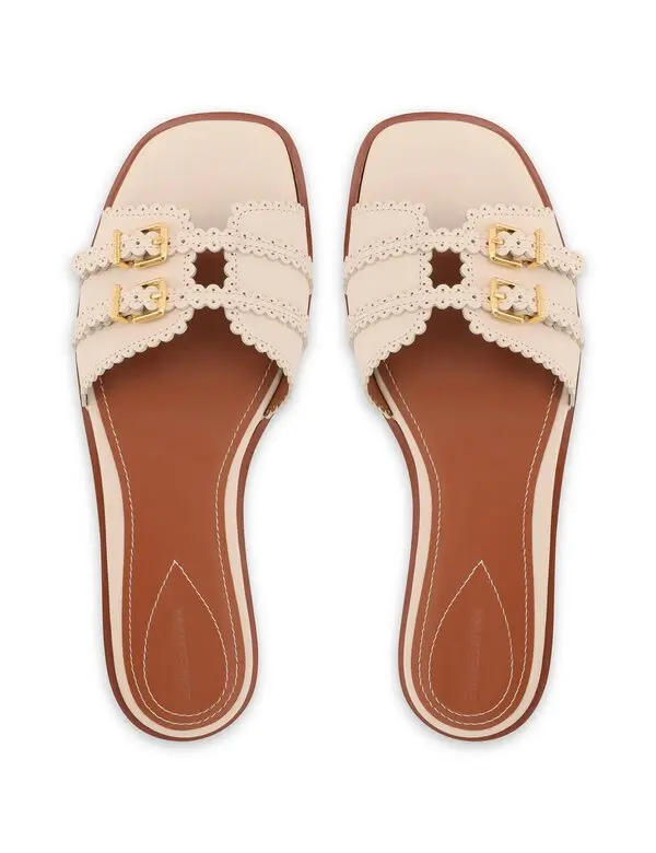 Zimmermann Goldie Flat Sandals